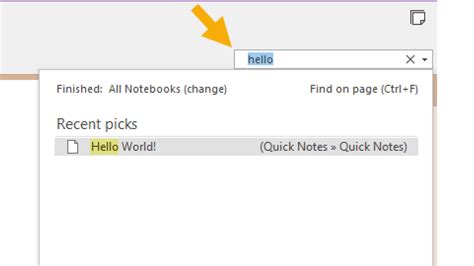 How To Use Search In OneNote
