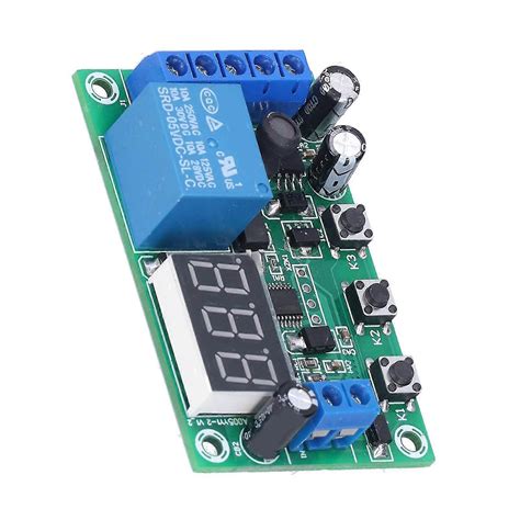 Dc Current Detection Module Relay Switch Sensor Digital Display Motor Controller 12v Fruugo Uk