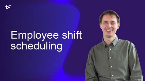 Optimize Employee Shift Scheduling With Timefold Youtube