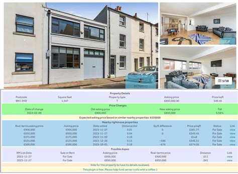New And Improved Rightmove Chrome Plugin All About House Prices