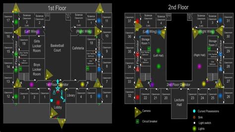 Phasmophobia Brownstone High School Map