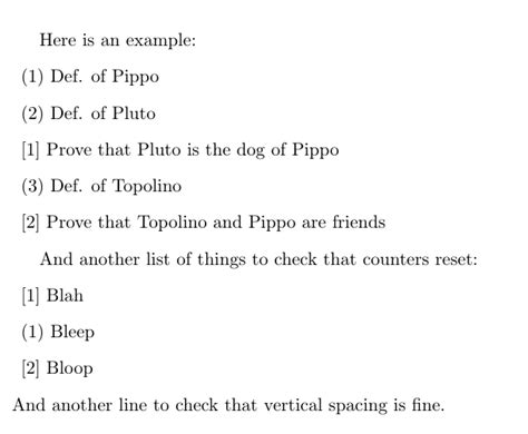Different Enumerate In The Same List TeX LaTeX Stack Exchange
