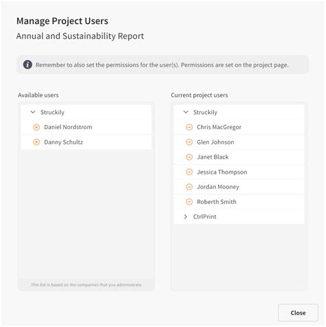 Add Users To A Project Ctrlprint Support
