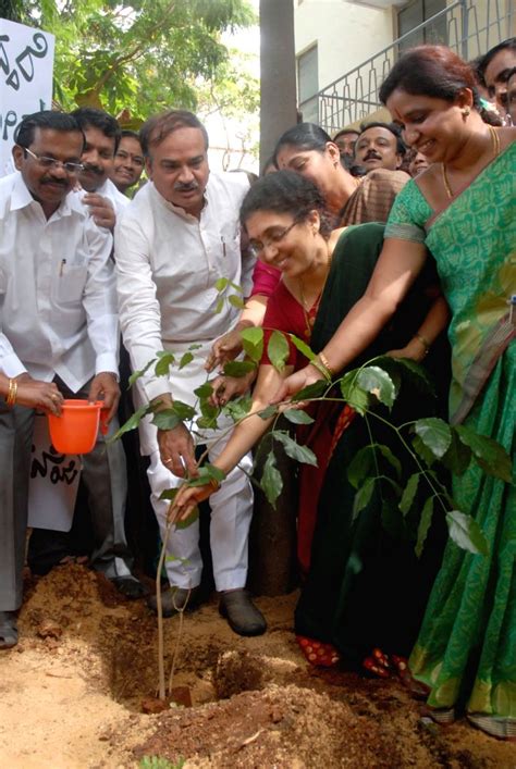 Tejaswini Planting A Sapling To Celebrate World Environment Day