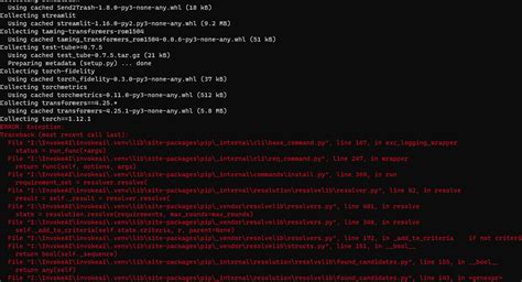 Bug ERROR When Collecting Torch 1 12 1 Issue 2067 Invoke Ai InvokeAI GitHub