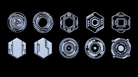 Sci Fi Hologram Base Mesh Vol 2 3d Model By Netleon