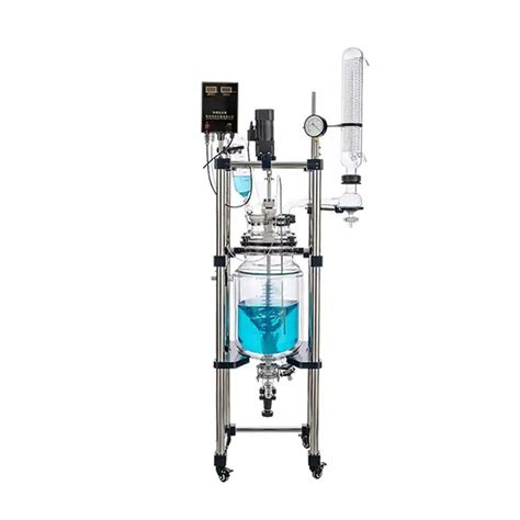 Laboratory Chemical Reactor Filter 20l Reaction Tank Reactor Jacked Glass Reactor Price For Lab