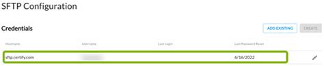 Resetting An Sftp Password Certify Help Center
