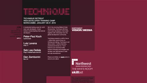 35 Inspiring Design And Development Related Event Websites Web Design Ledger