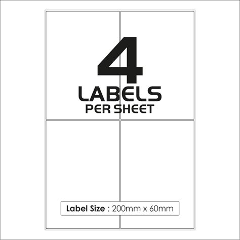 Lever Arch File Label Template