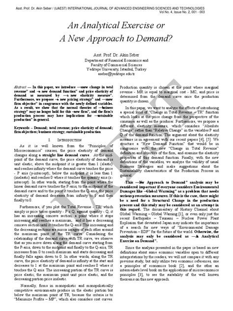 1 Ijaest Vol No4 Issue No2 An Analytical Exercise Or A New Approach