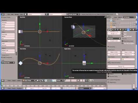 Blender Animation - An Object Following a Path (Guide, Motion Path) New Version - YouTube