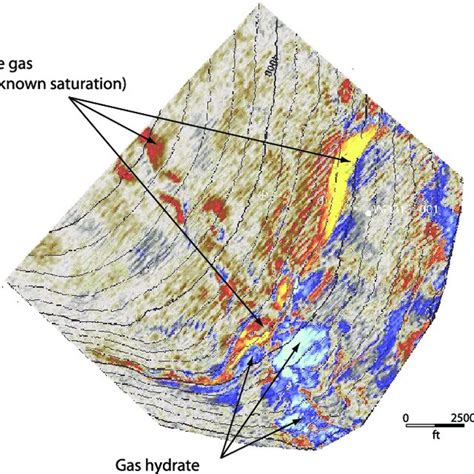 Example Of Seismic Amplitude Map Created On The Target Horizon And