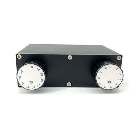 2W Manual Knob Variable Attenuator 90dB With 1dB Step 6G N Female Annew Technology