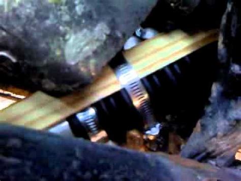 Easy way to install replace bellows billows on mercury alpha outdrive - YouTube