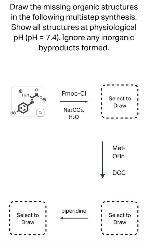 Solved Draw the missing organic structures in the following | Chegg.com
