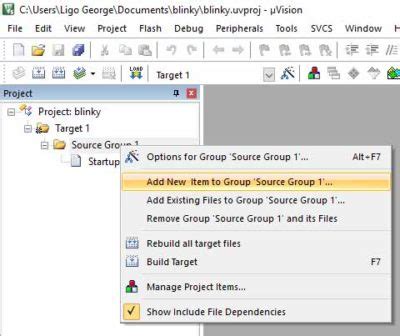 Blinking LED Using LPC And Keil IDE ARM Microcontroller Tutorial