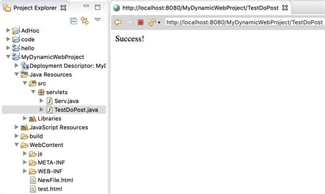 Java How To Run Web Application With Only Dopost Stack Overflow