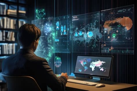 Premium Ai Image Revolutionizing Data Analysis With Ai Technology