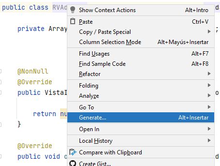 Android Studio Recyclerview En Fragmento Y En Actividad
