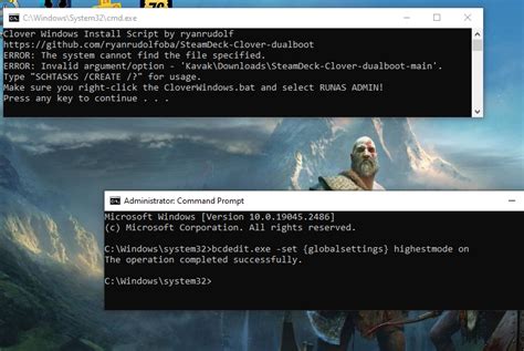 CloverWindows Bat CMD Not Working Issue Ryanrudolfoba SteamDeck Clover Dualboot GitHub