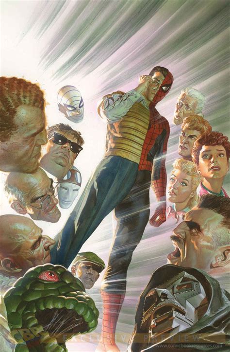 Comics Another Stunning Alex Ross Cover For Amazing Spider Man