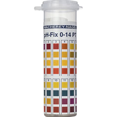 Macherey Nagel Ph Fix Test Strips In Pt Tubes Ph Fix 0 14 Pt 1560