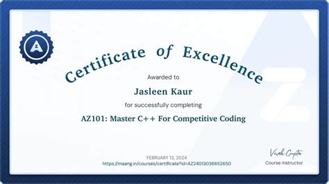 Completed Az101 Data Structures And Algorithms Course Jasleen Kaur Posted On The Topic Linkedin