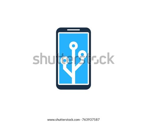 Smartphone Tech Icon Logo Design Element Stock Vector Royalty Free 763937587 Shutterstock