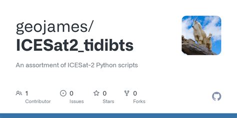 Github Geojamesicesat2tidibts An Assortment Of Icesat 2 Python Scripts