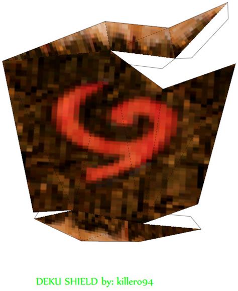 Deku Shield Template By Killero94 On Deviantart