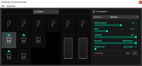 hx stomp midi note on issue helix line 6 community