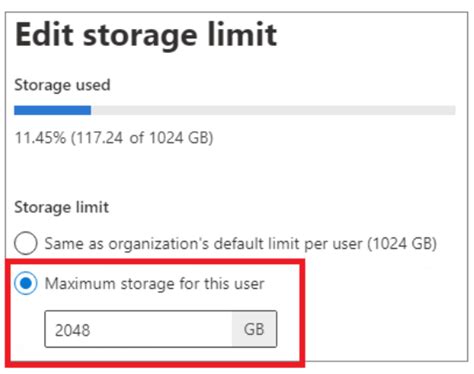 One Drive Business Storage Limit Microsoft Qanda