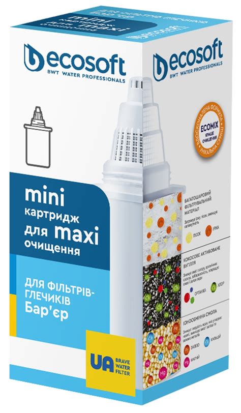 ᐉ Картридж для фильтра Ecosoft Crvkbareco для фильтров кувшинов Барьер