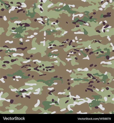 Multicam Camouflage Seamless Patterns Royalty Free Vector
