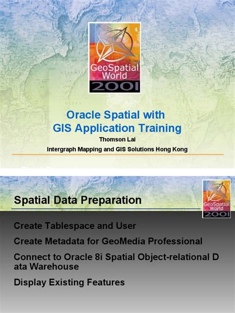 Oracle Spatial And Gis Training Guide Pdf Geographic Information System Database Transaction