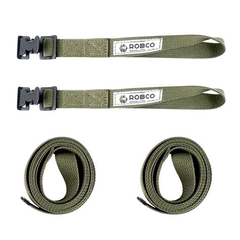Spring Buckle Straps 25mm X 2m 2pk King Canvas