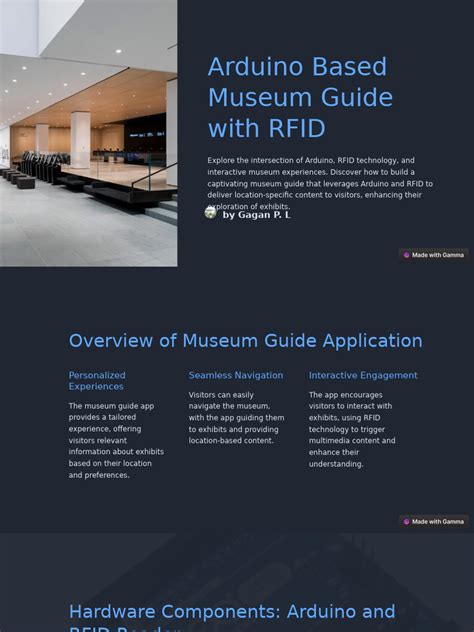 Arduino Based Museum Guide With Rfid Pdf Arduino Radio Frequency Identification