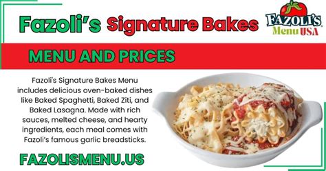 Fazolis Subs Menu Prices Options And Popular Sandwiches