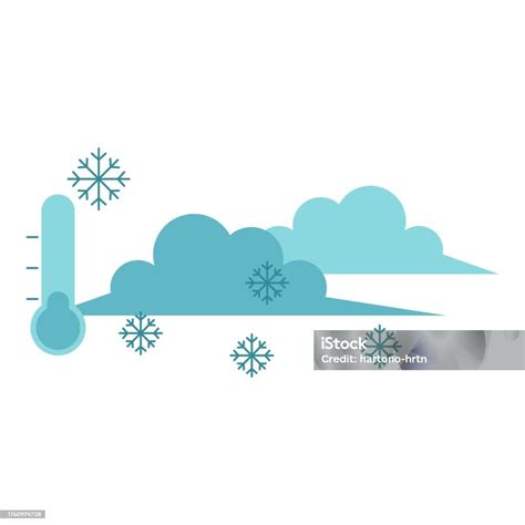 겨울 폭풍 자연 재해 요소입니다 자연 재해 테마와 평면 벡터 스타일이 있는 벡터 그림입니다 편집 가능한 벡터 0명에 대한 스톡 벡터 아트 및 기타 이미지 Istock