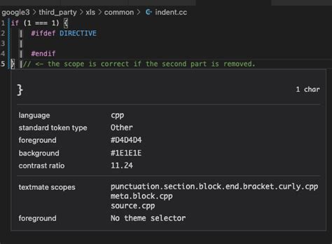 Closing Bracket Scope Reported As Source Cpp When Preceded By A Endif Issue Jeff
