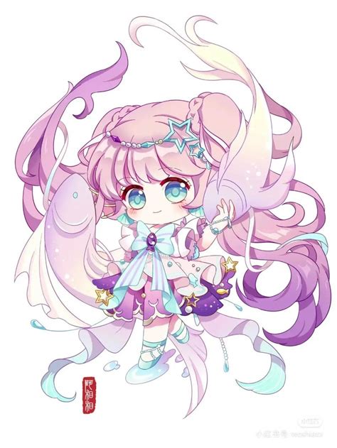 12星座双鱼座古风版简笔画（流行10张）简笔画图片大全