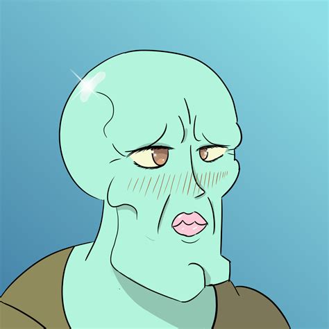Handsome Kawaii Squidward By Akukiz On Deviantart