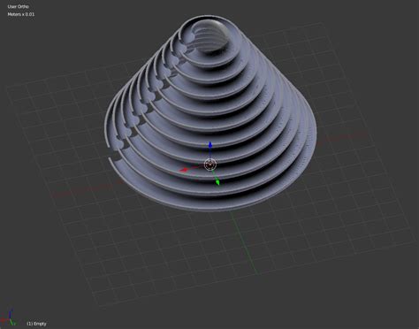 Array Modifier With Object Offset Rotate And Scale At The Same Time