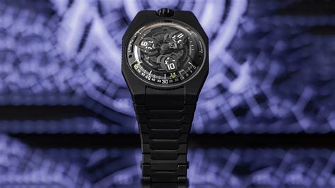 Urwerk Drops Sleek New Ur 100 Luxury Watch In Black Titanium Maxim
