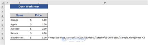 How To Use Reference From Another Excel Workbook Without Opening It 5