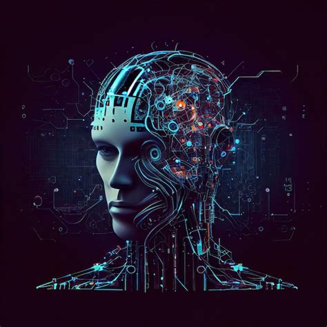 Premium Photo Virtual Brain With Emotive Display The Future Of Artificial Intelligence