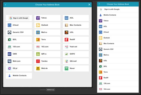 mobile address book and contact picker api integration cloudsponge