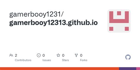 Github Gamerbooy1231
