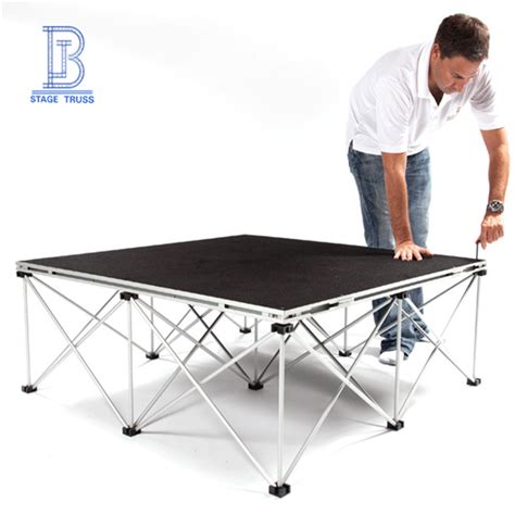 Versatile Assembly Stage Platform For Events And Weddings Portable